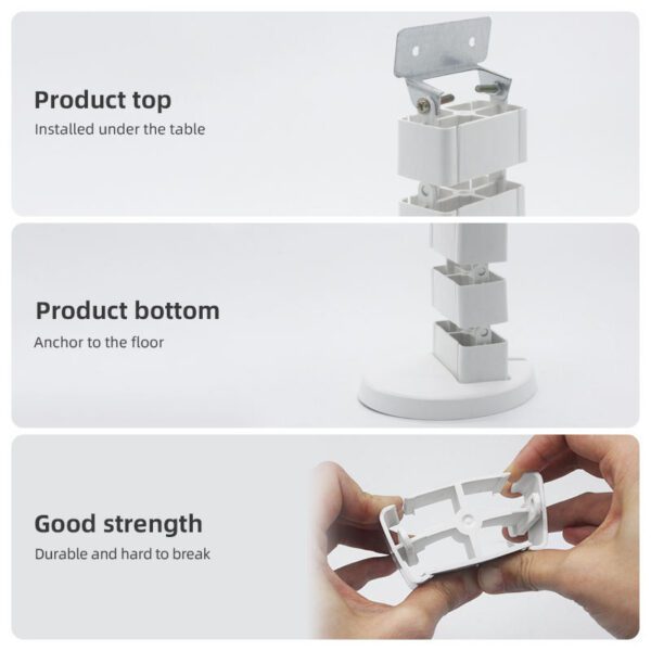 Snake Cable Manager Vertebrae for Height Adjustable Desk