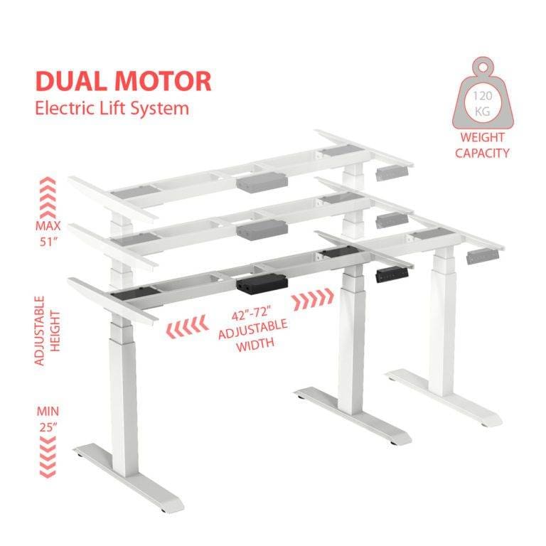 Height Adjustable Table Desk Top Standing Desk Sit to Stand Desk