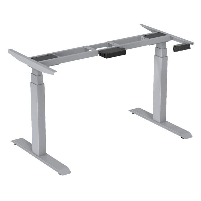 Dual Motor Electric Height Adjustable Desk With Table Top 3 Stage