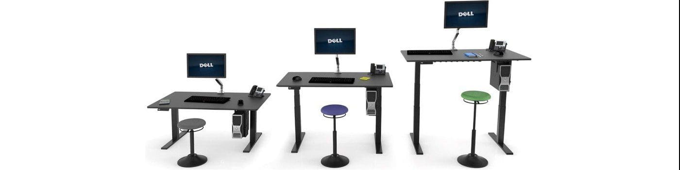 2 Stage vs 3 Stage Height Adjustable Desk - Comparison