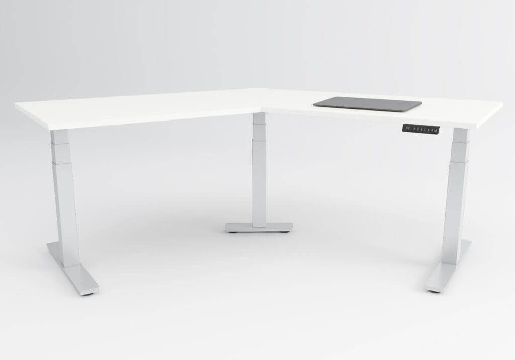 Electric Triple Motor Sit to Standing Desk Workstation Frame